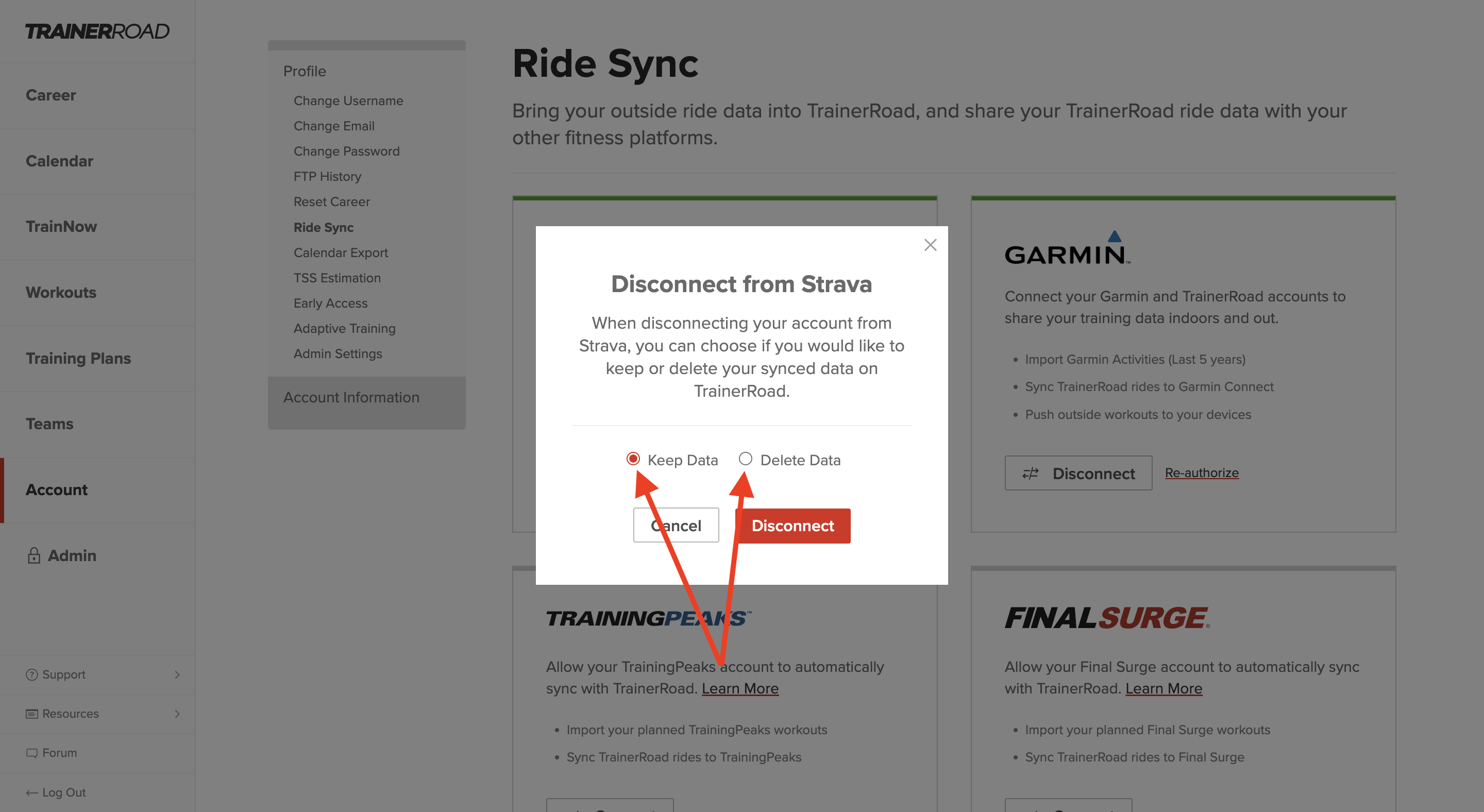 Syncing Strava to TrainerRoad – TrainerRoad