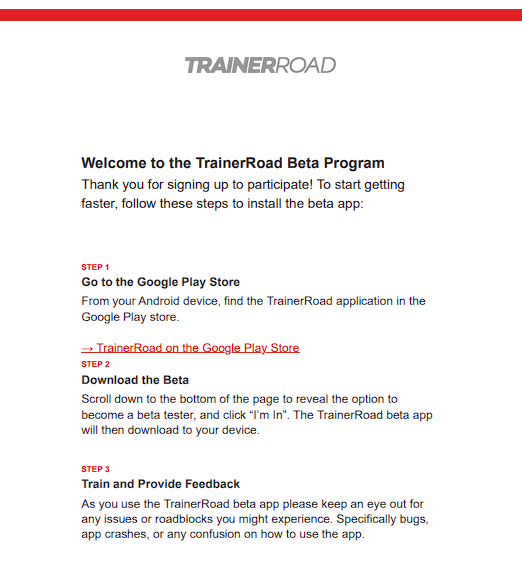 How to Join the TrainerRoad Beta Program – TrainerRoad