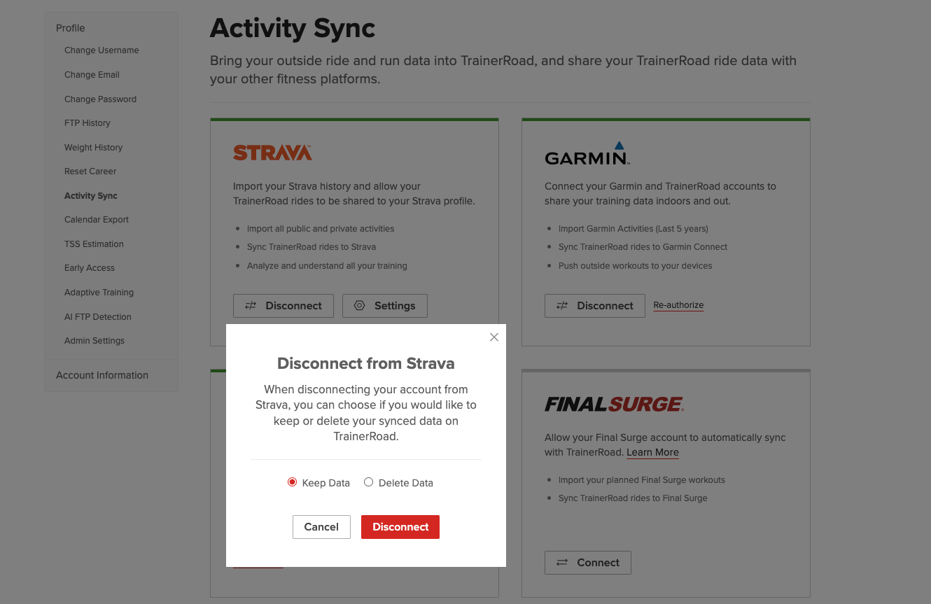 Syncing Strava to TrainerRoad – TrainerRoad