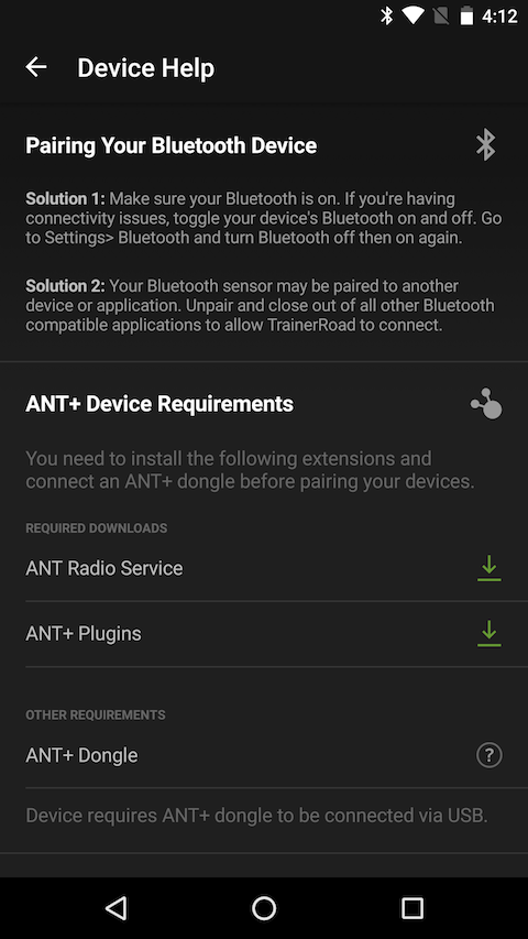 ANT+ Connectivity – TrainerRoad
