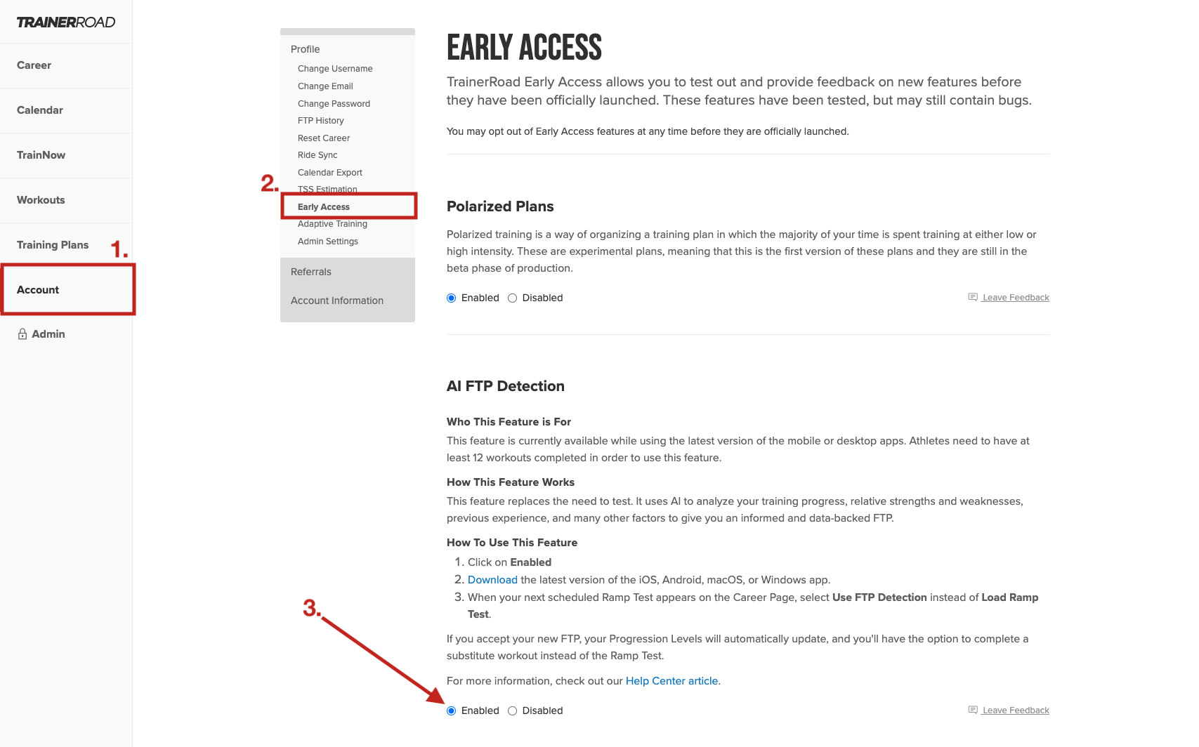 How To Use AI FTP Detection TrainerRoad